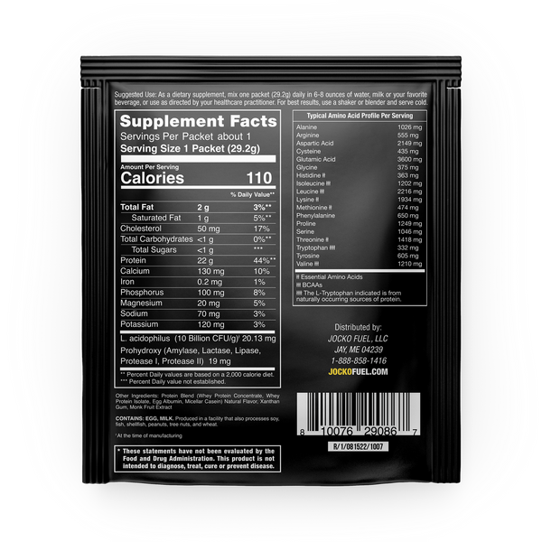 JOCKO MÖLK PROTEIN POWDER - ALL FLAVORS BUNDLE SAMPLE PACK – JOCKO FUEL ...